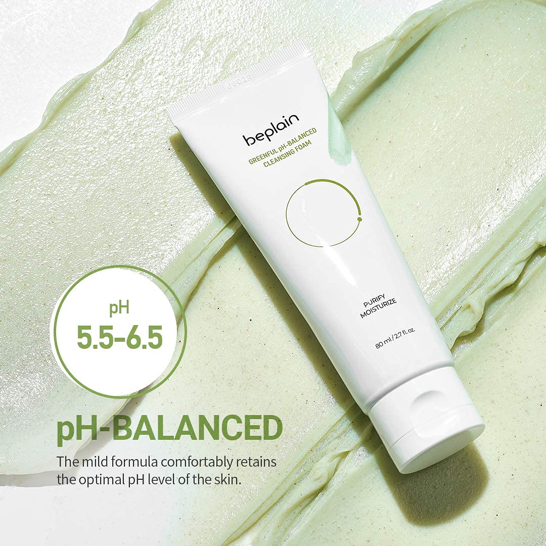 Beplain Mung Bean PH-Balanced Cleansing Foam