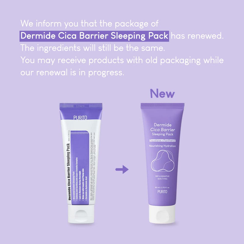 Purito Dermide Cica Barrier Sleeping Pack