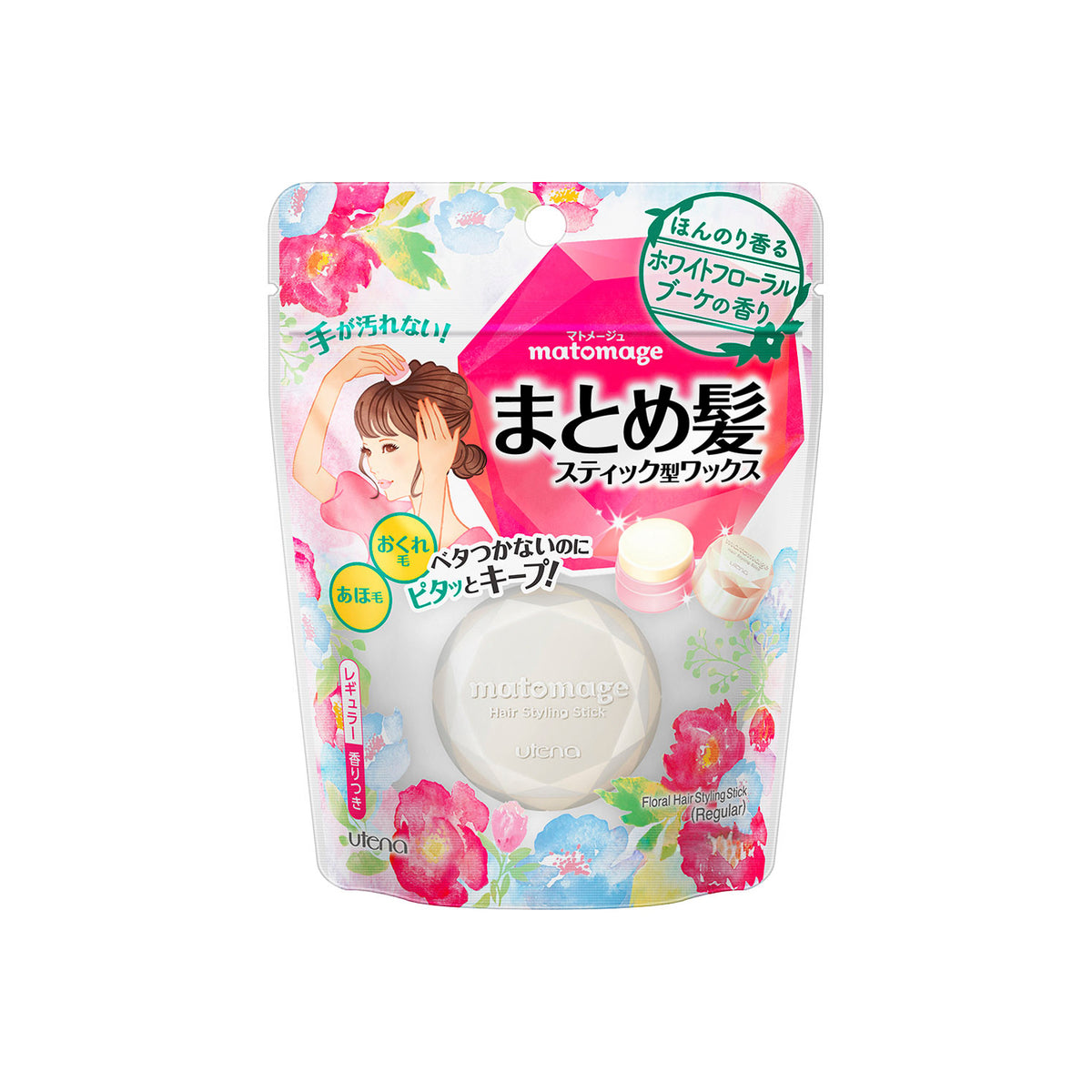 Utena Matomage Hair Styling Stick - Regular Hold Floral